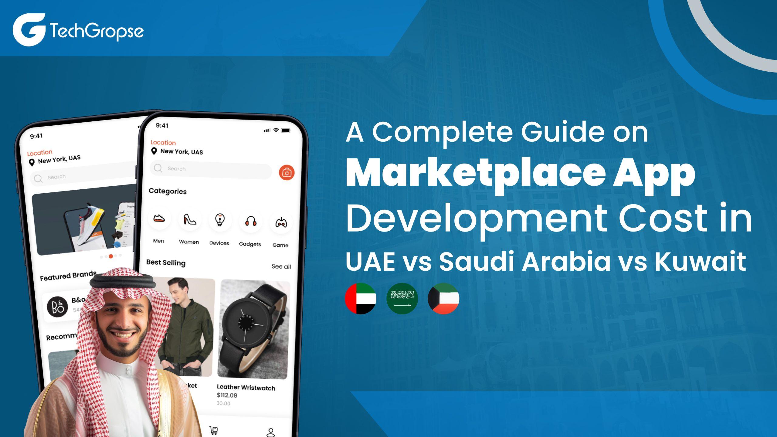 Marketplace App Development Cost in UAE Saudi Arabia Kuwait