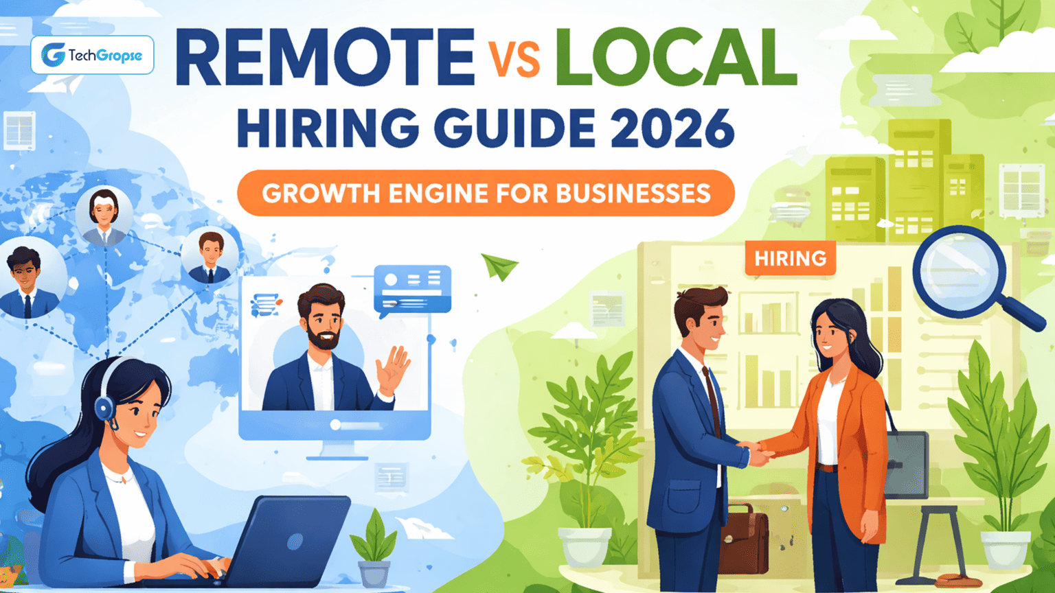 Remote vs Local Hiring Guide 2026 | TechGropse Blog
